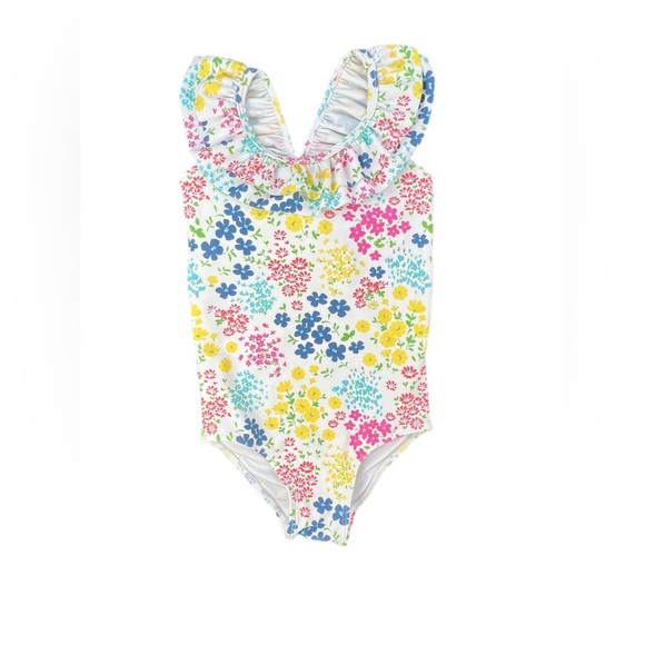 Cecil And Lou | Swim | Cecil Lou Ruffle Strap Floral Print One Piece ...